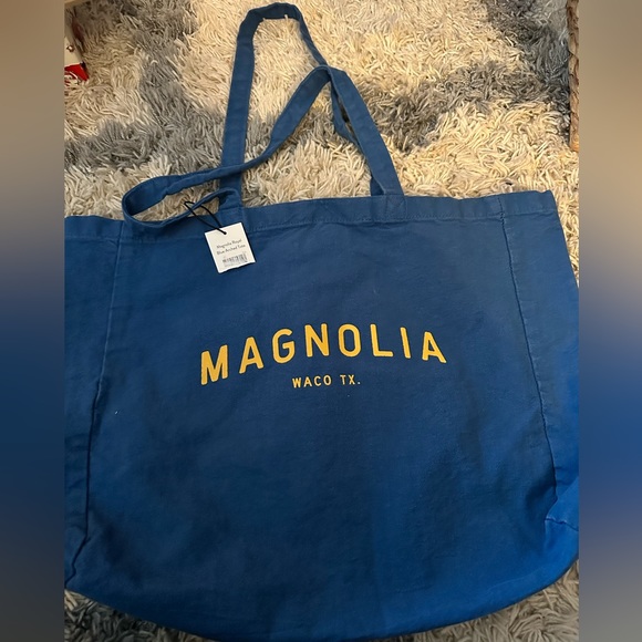 Magnolia | Bags | Magnolia Royal Blue Arched Tote Nwt | Poshmark